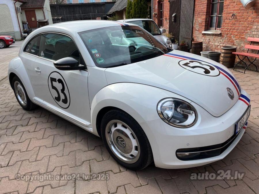 White Volkswagen Beetle 2013 in Tallinn, with an engine capacity of 1.20 L and mileage of 212 thousand km for 10000 €, photo 2 on AUTOMOTO.COM.LV