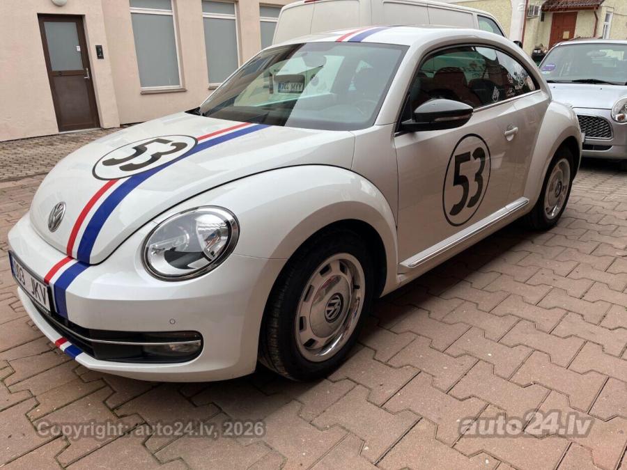 White Volkswagen Beetle 2013 in Tallinn, with an engine capacity of 1.20 L and mileage of 212 thousand km for 10000 €, photo 3 on AUTOMOTO.COM.LV
