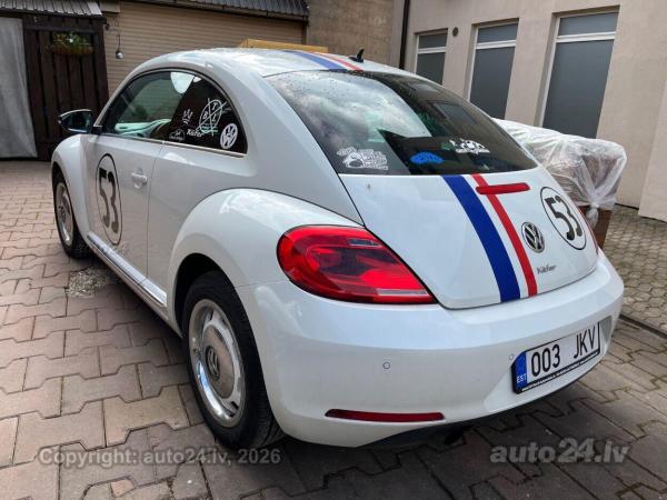 White Volkswagen Beetle 2013 in Tallinn, with an engine capacity of 1.20 L and mileage of 212 thousand km for 10000 €, photo 4 on AUTOMOTO.COM.LV