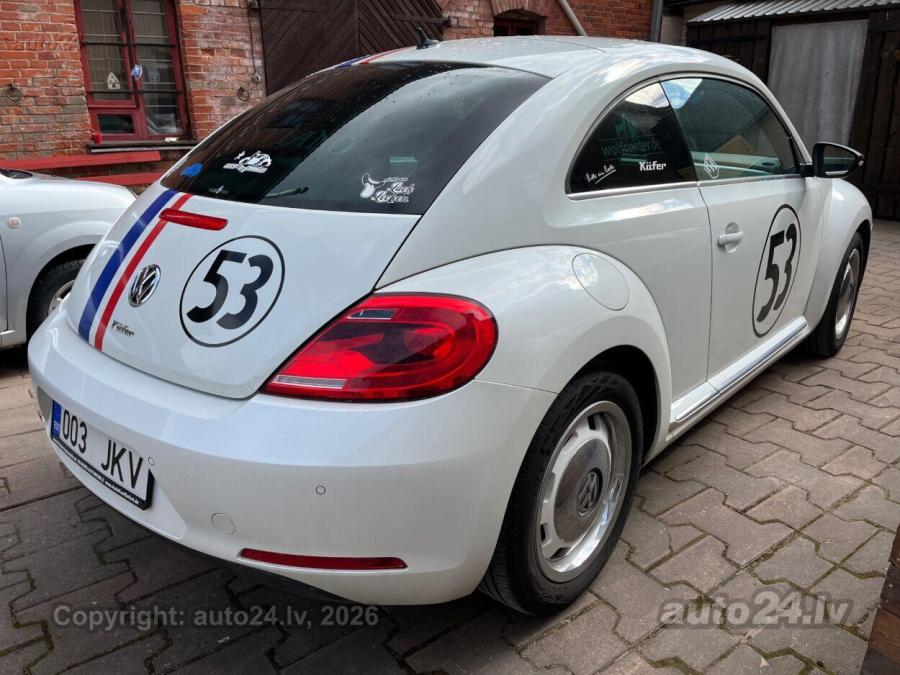 White Volkswagen Beetle 2013 in Tallinn, with an engine capacity of 1.20 L and mileage of 212 thousand km for 10000 €, photo 5 on AUTOMOTO.COM.LV