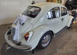 White Volkswagen Beetle 1969 in Daugavpils, with an engine capacity of 1.50 L and mileage of 41 thousand km for 12500 €, photo 4 on AUTOMOTO.COM.LV