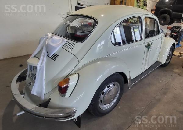 Volkswagen Beetle 1969 Daugavpils vietnē Balts Volkswagen Beetle 1969 Daugavpils, ar dzinēja tilpumu 1.50 L un nobraukumu 41 tūkst. km par 12500 €, foto 4 vietnē AUTOMOTO.COM.LV