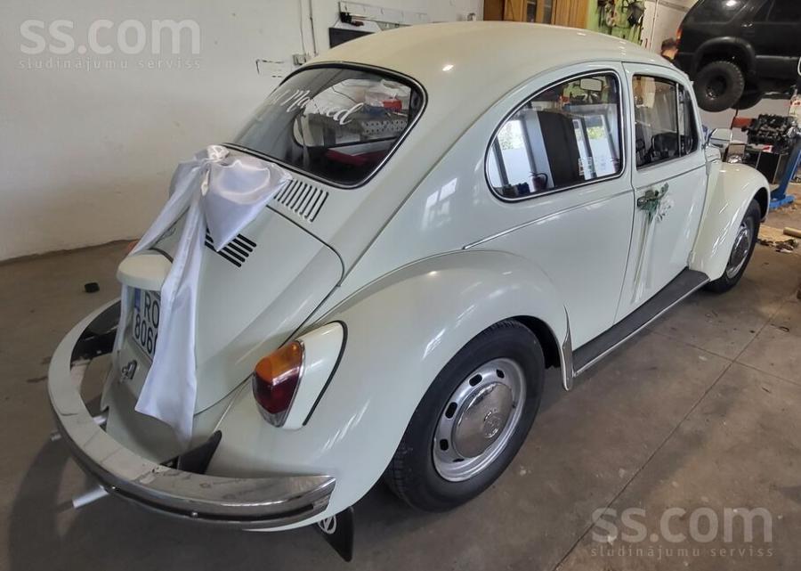 Balts Volkswagen Beetle 1969 Daugavpils, ar dzinēja tilpumu 1.50 L un nobraukumu 41 tūkst. km par 12500 €, foto 4 vietnē AUTOMOTO.COM.LV