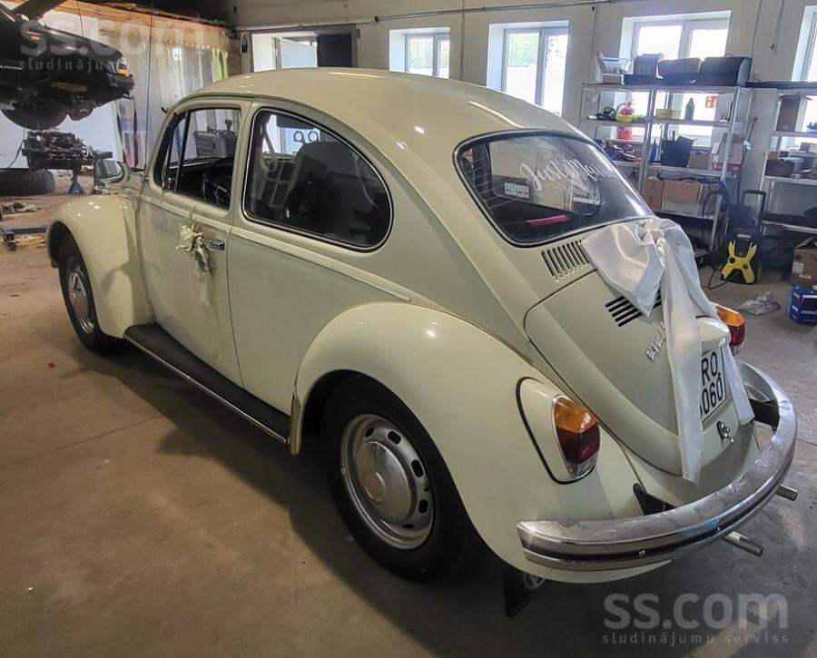 Balts Volkswagen Beetle 1969 Daugavpils, ar dzinēja tilpumu 1.50 L un nobraukumu 41 tūkst. km par 12500 €, foto 5 vietnē AUTOMOTO.COM.LV
