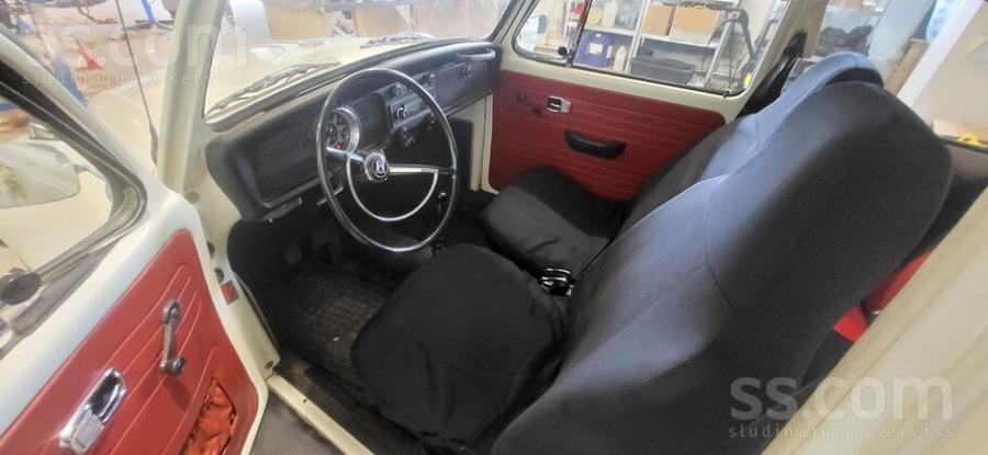Balts Volkswagen Beetle 1969 Daugavpils, ar dzinēja tilpumu 1.50 L un nobraukumu 41 tūkst. km par 12500 €, foto 8 vietnē AUTOMOTO.COM.LV