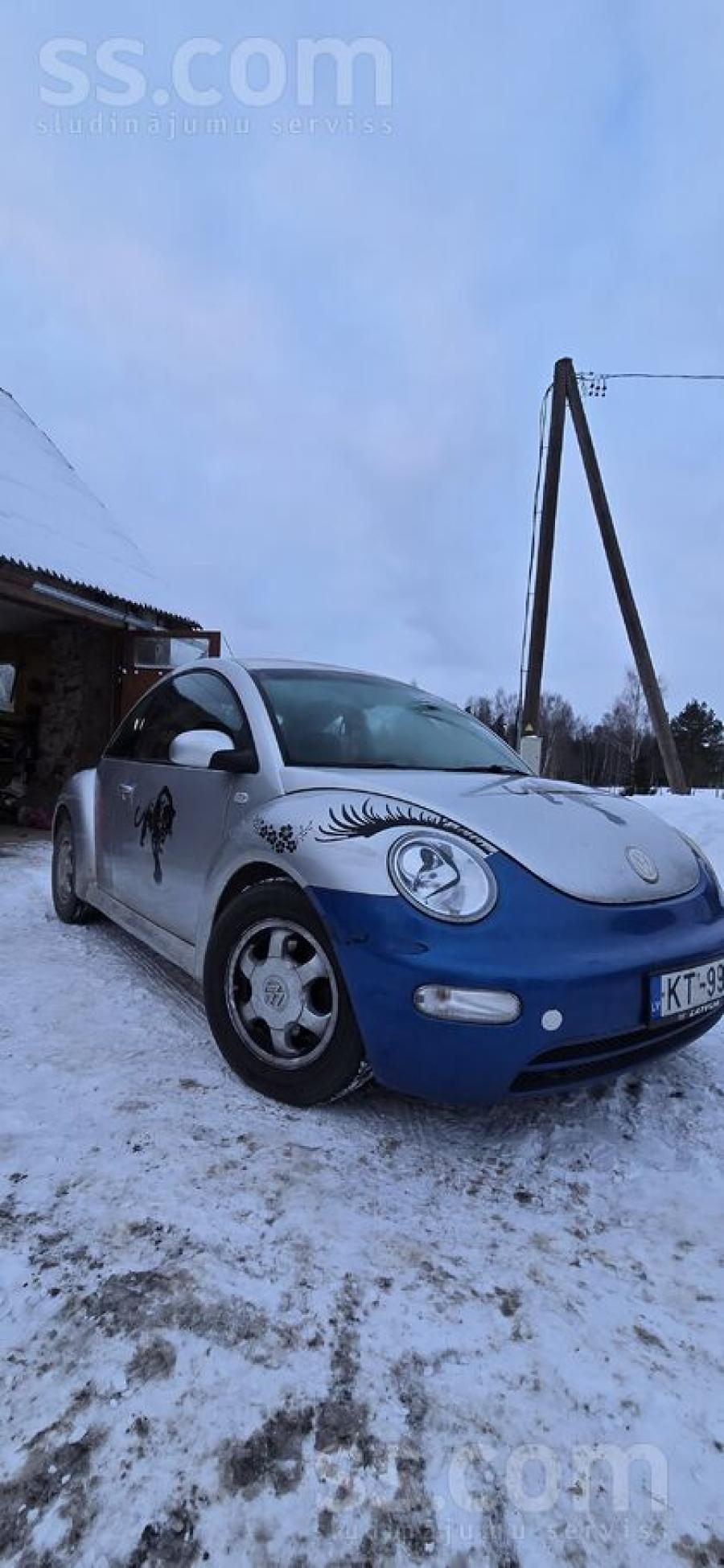 Balts Volkswagen Beetle 2000 Tukums, ar dzinēja tilpumu 1.90 L un nobraukumu 490 tūkst. km par 700 €, foto 1 vietnē AUTOMOTO.COM.LV