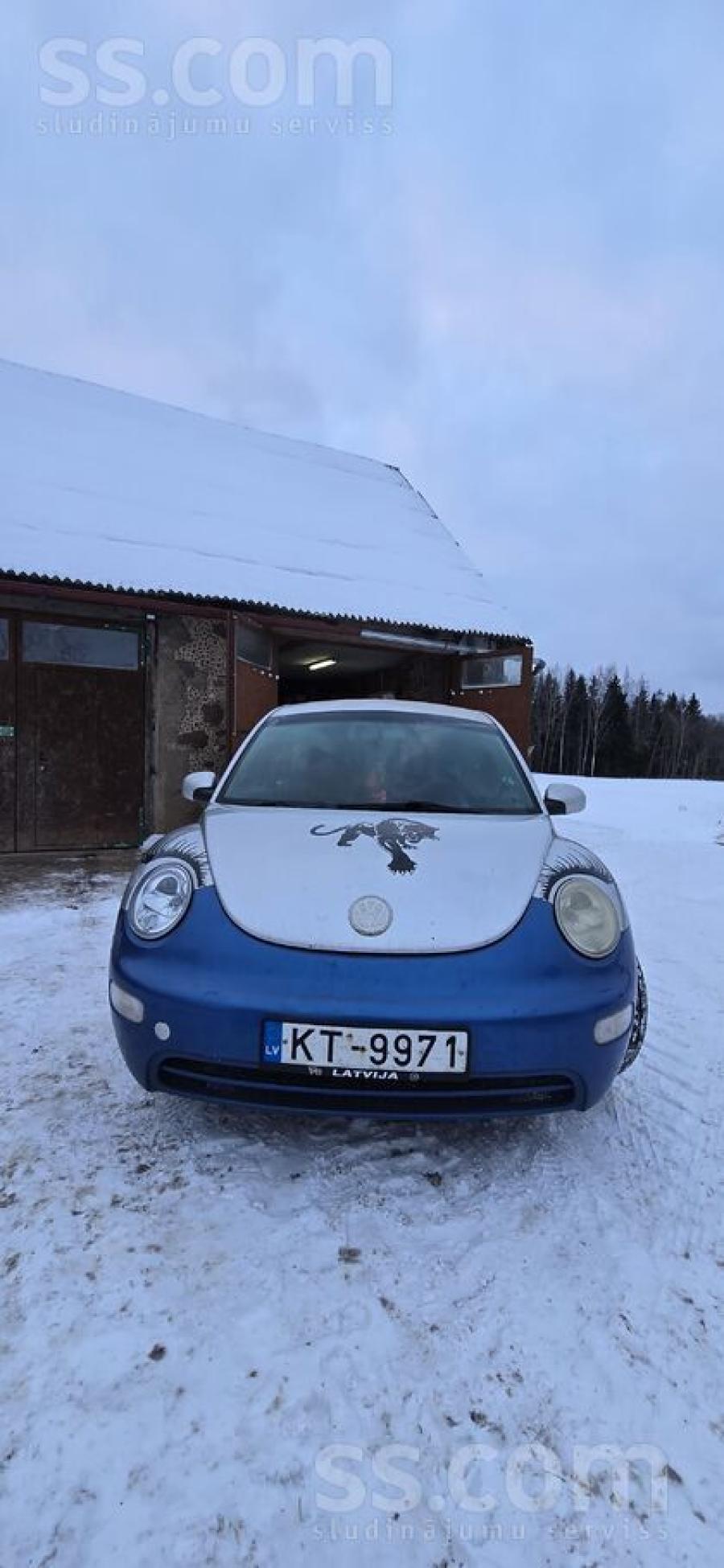 Balts Volkswagen Beetle 2000 Tukums, ar dzinēja tilpumu 1.90 L un nobraukumu 490 tūkst. km par 700 €, foto 3 vietnē AUTOMOTO.COM.LV