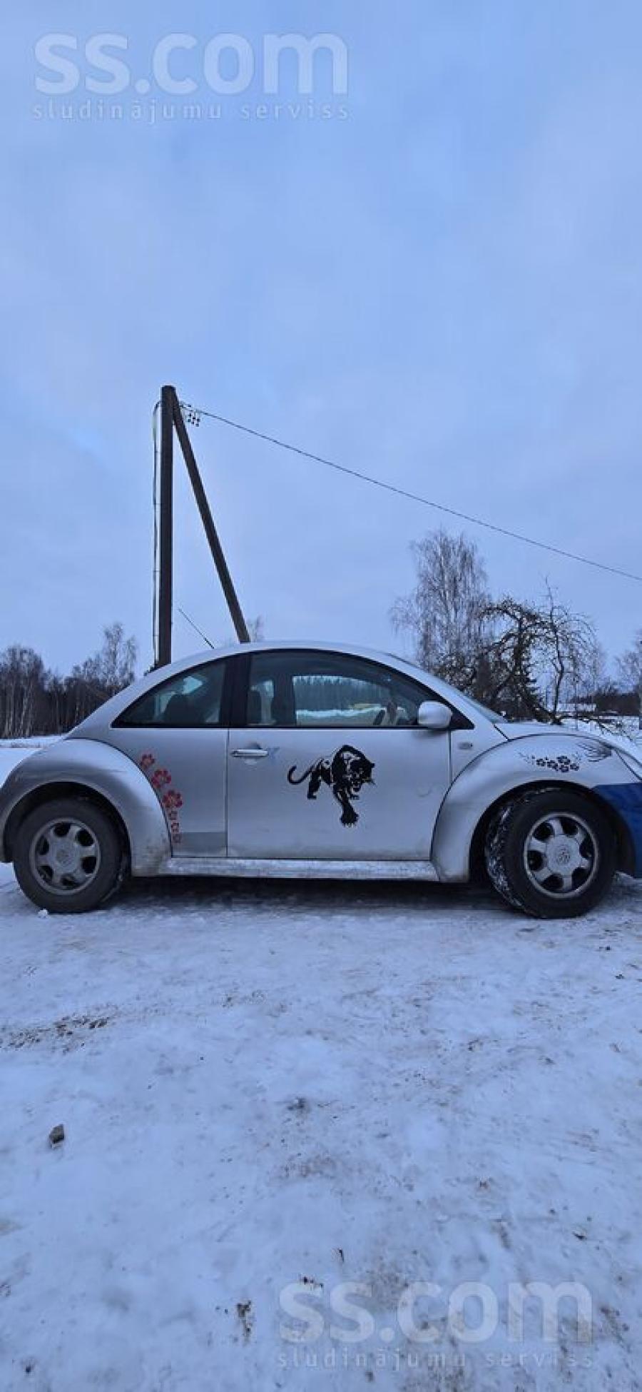 Balts Volkswagen Beetle 2000 Tukums, ar dzinēja tilpumu 1.90 L un nobraukumu 490 tūkst. km par 700 €, foto 4 vietnē AUTOMOTO.COM.LV