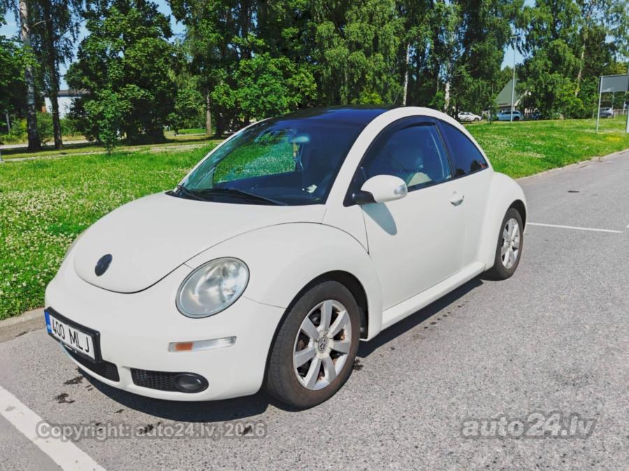 White Volkswagen Beetle 2008 in Tallinn, with an engine capacity of 1.60 L and mileage of 196 thousand km for 3300 €, photo 1 on AUTOMOTO.COM.LV