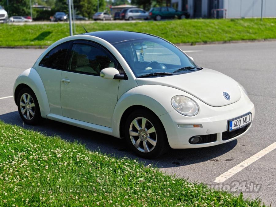White Volkswagen Beetle 2008 in Tallinn, with an engine capacity of 1.60 L and mileage of 196 thousand km for 3300 €, photo 3 on AUTOMOTO.COM.LV