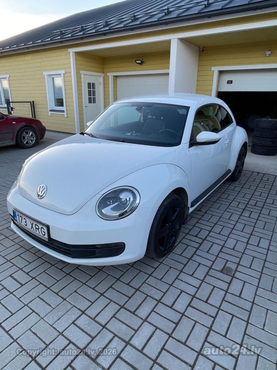White Volkswagen Beetle 2012 in Tallinn, with an engine capacity of 1.20 L and mileage of 226 thousand km for 6260 €, photo 1 on AUTOMOTO.COM.LV