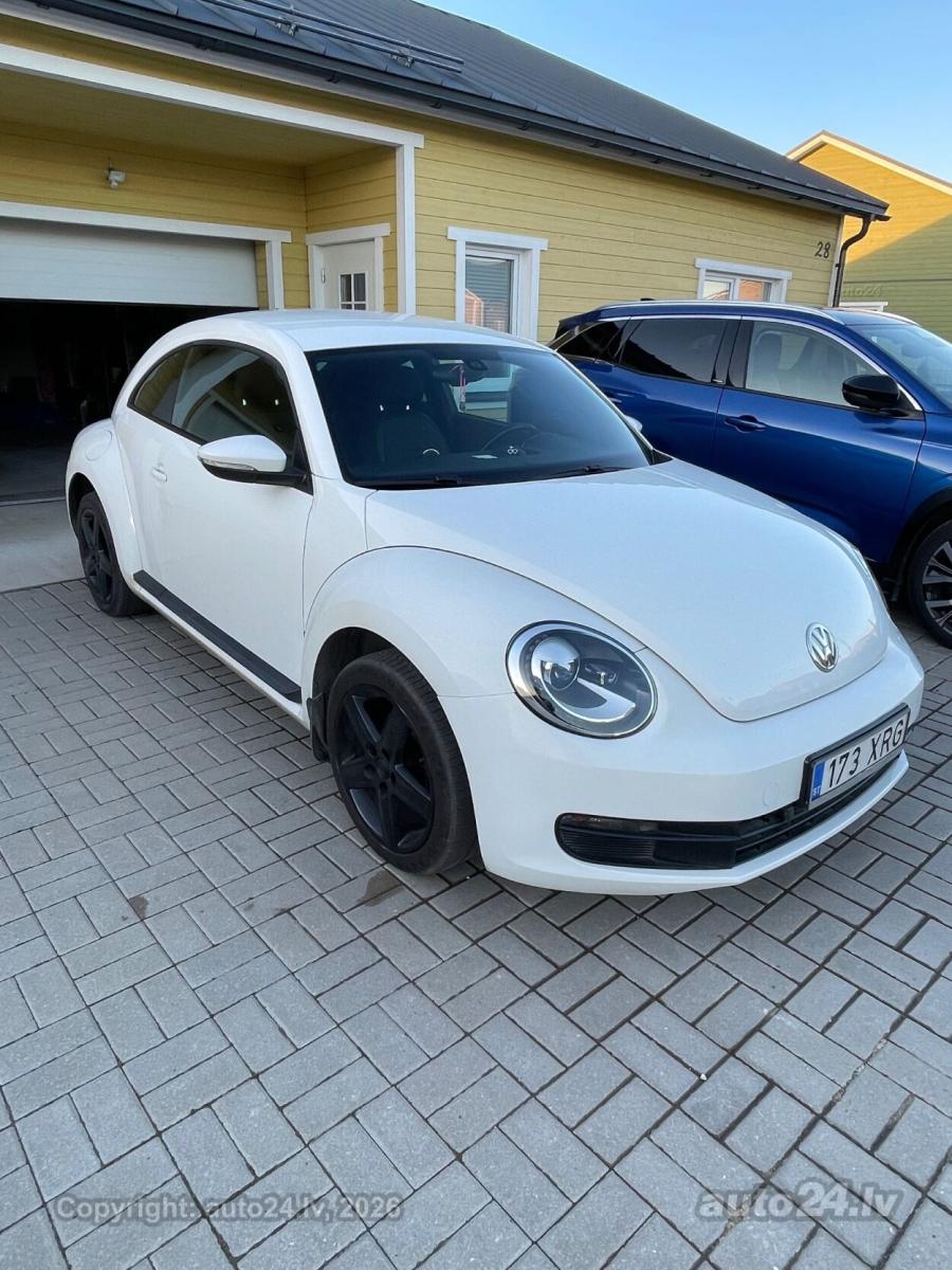 White Volkswagen Beetle 2012 in Tallinn, with an engine capacity of 1.20 L and mileage of 226 thousand km for 6260 €, photo 2 on AUTOMOTO.COM.LV