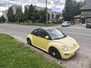 Dzeltens Volkswagen Beetle 2000 Rīga, ar dzinēja tilpumu 2.00 L un nobraukumu 198 tūkst. km par 455 €, foto  vietnē AUTOMOTO.COM.LV