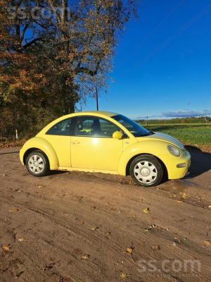 Yellow Volkswagen Beetle 2001 in Riga, with an engine capacity of 1.60 L and mileage of 360 thousand km for 399 €, photo  on AUTOMOTO.COM.LV