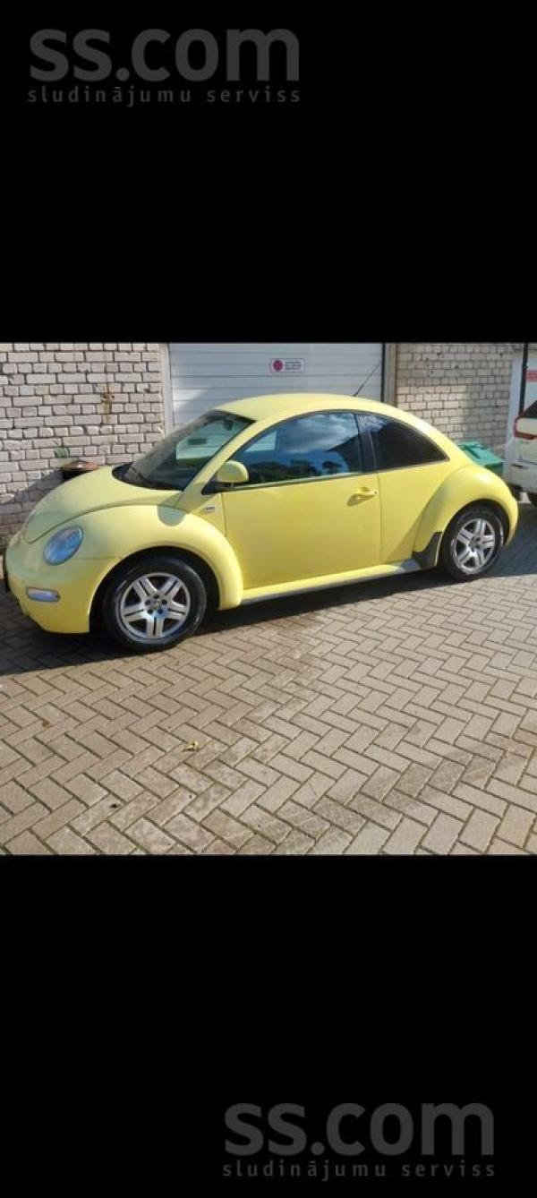 Yellow Volkswagen Beetle 1999 in Tukums, with an engine capacity of 2.00 L and mileage of 236 thousand km for 1500 €, photo 1 on AUTOMOTO.COM.LV