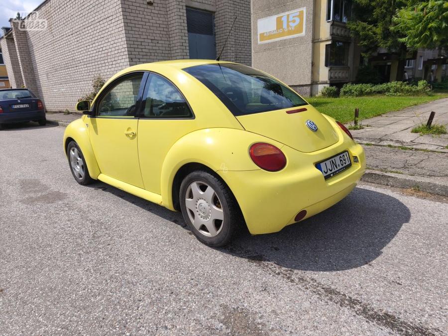 Yellow Volkswagen Beetle 1999 in Kaunas, with an engine capacity of 1.90 L and mileage of 300 thousand km for 400 €, photo 7 on AUTOMOTO.COM.LV