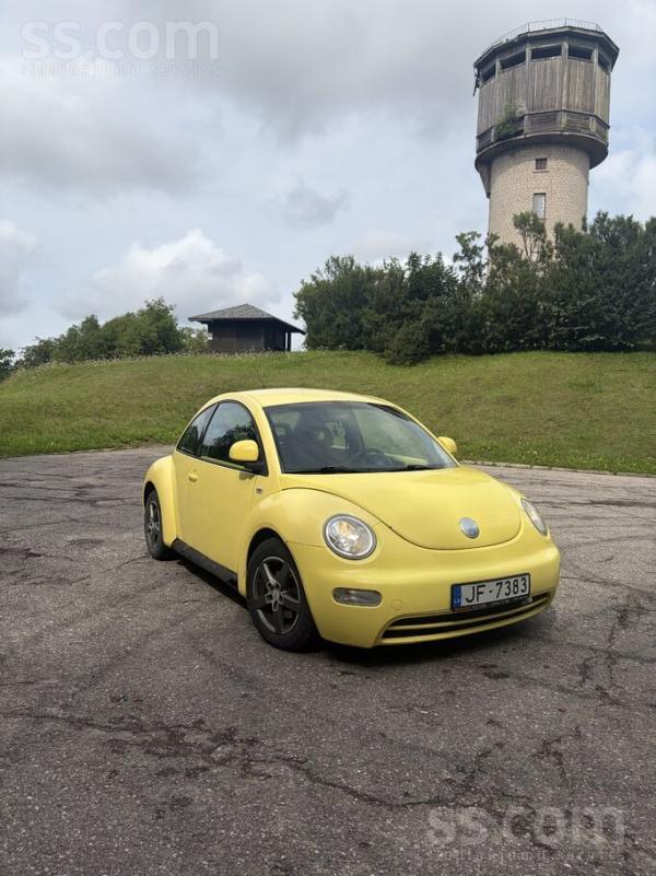 Yellow Volkswagen Beetle 1999 in Talsi, with an engine capacity of 1.90 L and mileage of 395 thousand km for 1000 €, photo 1 on AUTOMOTO.COM.LV