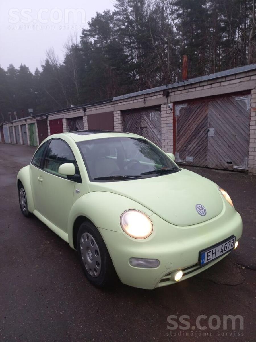 Dzeltens Volkswagen Beetle 2000 Rīga, ar dzinēja tilpumu 2.00 L un nobraukumu 152 tūkst. km par 2399 €, foto 2 vietnē AUTOMOTO.COM.LV
