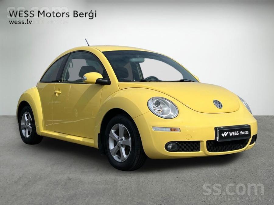 Yellow Volkswagen Beetle 2009 in Riga, with an engine capacity of 1.60 L and mileage of 121 thousand km for 5990 €, photo 26 on AUTOMOTO.COM.LV