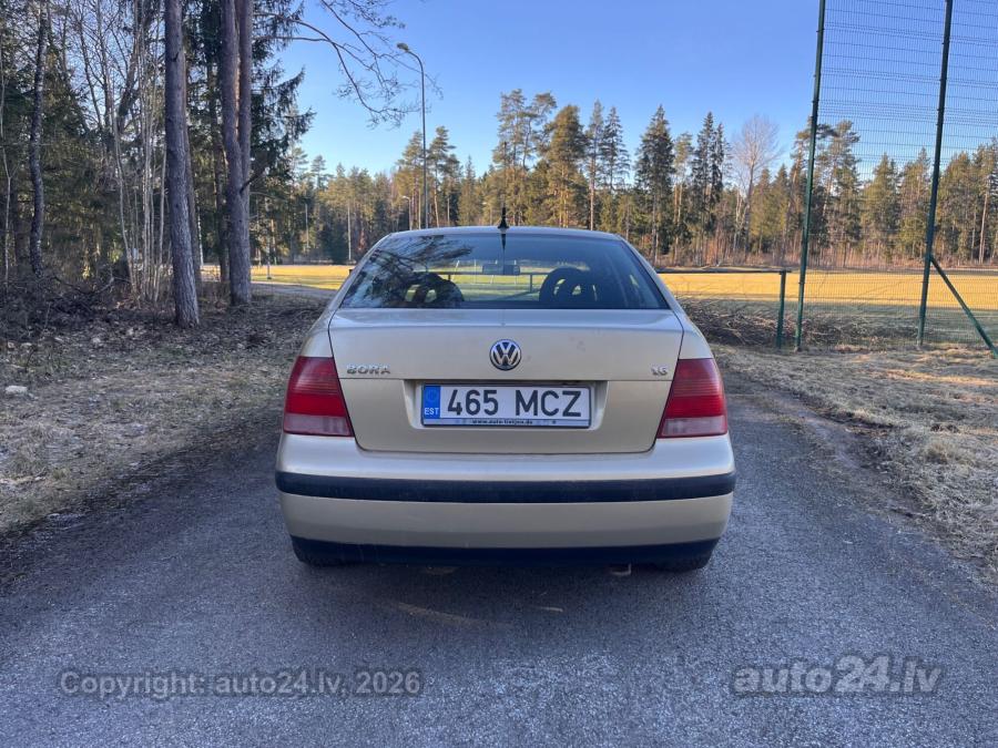 Beige Volkswagen Bora 2002 in Tallinn, with an engine capacity of 1.60 L and mileage of 0 thousand km for 450 €, photo 7 on AUTOMOTO.COM.LV