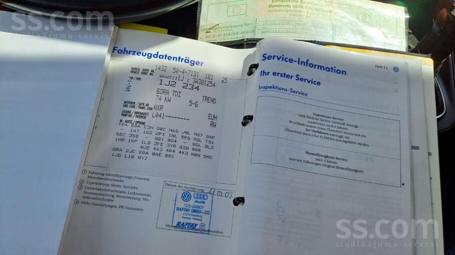 Melns Volkswagen Bora 2003 Rīga, ar dzinēja tilpumu 1.90 L un nobraukumu 0 tūkst. km par 2690 €, foto 26 vietnē AUTOMOTO.COM.LV