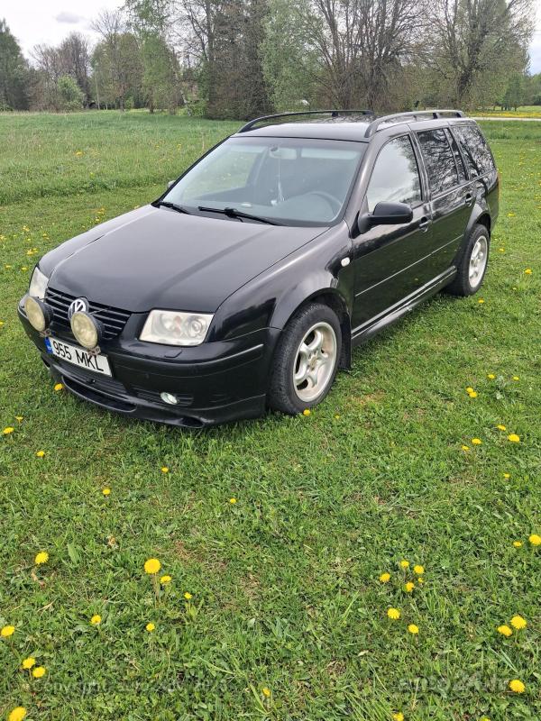 Black Volkswagen Bora 2001 in Tallinn, with an engine capacity of 1.90 L and mileage of 360 thousand km for 700 €, photo 1 on AUTOMOTO.COM.LV