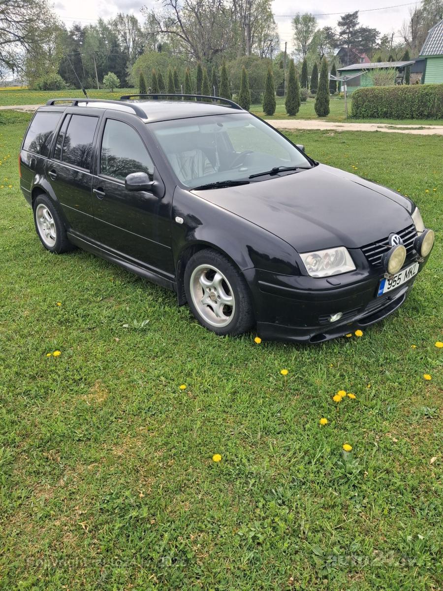 Black Volkswagen Bora 2001 in Tallinn, with an engine capacity of 1.90 L and mileage of 360 thousand km for 700 €, photo 3 on AUTOMOTO.COM.LV
