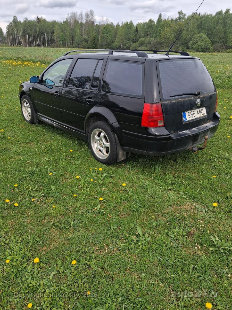 Black Volkswagen Bora 2001 in Tallinn, with an engine capacity of 1.90 L and mileage of 360 thousand km for 700 €, photo 5 on AUTOMOTO.COM.LV