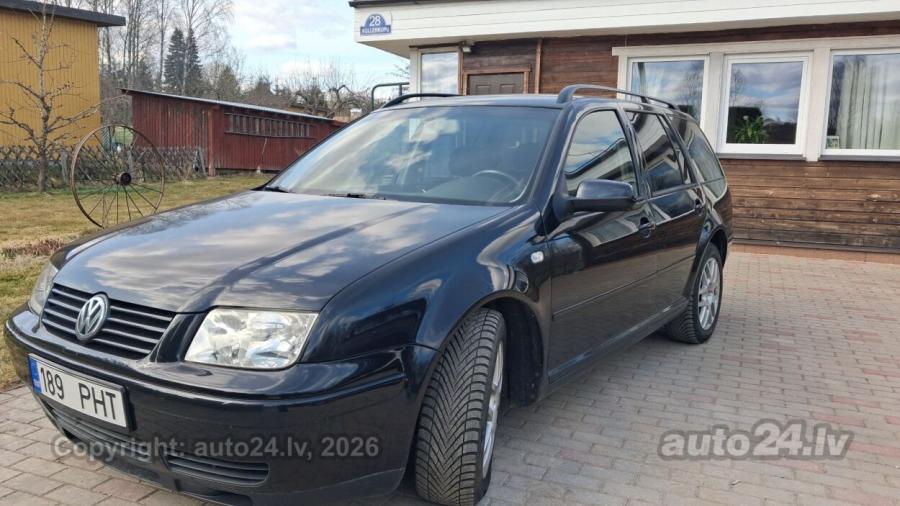 Black Volkswagen Bora 2003 in Tartu, with an engine capacity of 1.90 L and mileage of 246 thousand km for 3150 €, photo 1 on AUTOMOTO.COM.LV