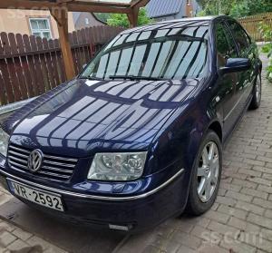 Blue Volkswagen Bora 2003 in Jekabpils, with an engine capacity of 1.60 L and mileage of 150 thousand km for 1950 €, photo  on AUTOMOTO.COM.LV