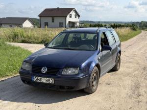 Blue Volkswagen Bora 2000 in Vilnius, with an engine capacity of 1.90 L and mileage of 370 thousand km for 850 €, photo  on AUTOMOTO.COM.LV
