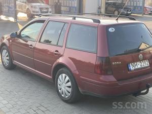 Sarkans Volkswagen Bora 2000 Rēzekne, ar dzinēja tilpumu 1.90 L un nobraukumu 306 tūkst. km par 800 €, foto 4 vietnē AUTOMOTO.COM.LV