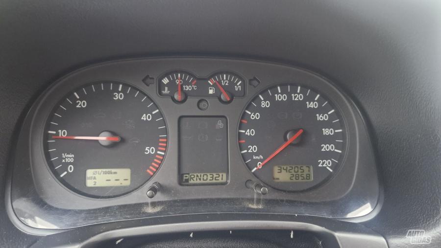 Фольксваген Бора 1999 в Вильнюс, объемом двигателя 1.90 л и пробегом 342 тыс. км за 1350 €, фото 10 на AUTOMOTO.COM.LV