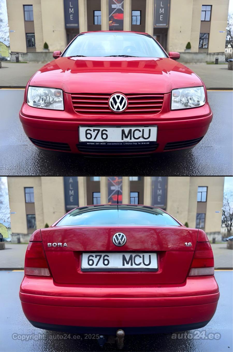 Volkswagen Bora 2001 Tallina, ar dzinēja tilpumu 1.60 L un nobraukumu 228 tūkst. km par 1499 €, foto 6 vietnē AUTOMOTO.COM.LV