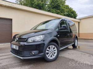 Black Volkswagen Caddy 2013 in Rezekne, with an engine capacity of 1.60 L and mileage of 319 thousand km for 7900 €, photo  on AUTOMOTO.COM.LV