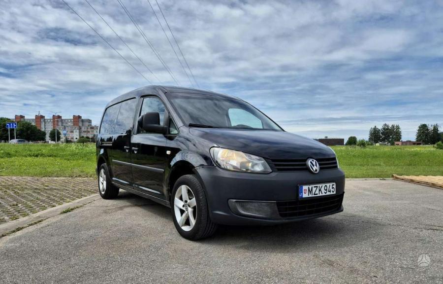 Black Volkswagen Caddy 2011 in Siauliai, with an engine capacity of 1.60 L and mileage of 264 thousand km for 2700 €, photo 1 on AUTOMOTO.COM.LV