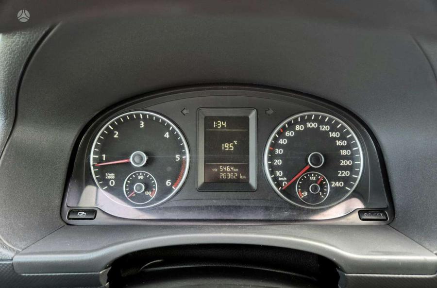Black Volkswagen Caddy 2011 in Siauliai, with an engine capacity of 1.60 L and mileage of 264 thousand km for 2700 €, photo 8 on AUTOMOTO.COM.LV