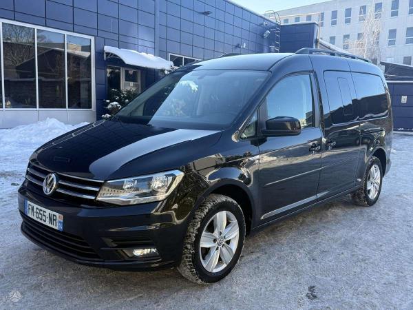 Melns Volkswagen Caddy 2019 Viļņa, ar dzinēja tilpumu 2.00 L un nobraukumu 290 tūkst. km par 10500 €, foto 1 vietnē AUTOMOTO.COM.LV