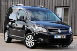 Melns Volkswagen Caddy 2012 Tukums, ar dzinēja tilpumu 1.60 L un nobraukumu 294 tūkst. km par 6500 €, foto  vietnē AUTOMOTO.COM.LV