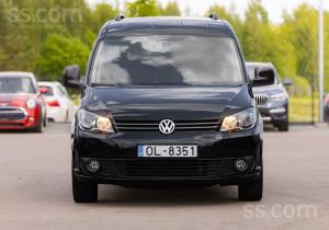 Black Volkswagen Caddy 2013 in Jelgava, with an engine capacity of 1.60 L and mileage of 0 thousand km for 9200 €, photo 3 on AUTOMOTO.COM.LV
