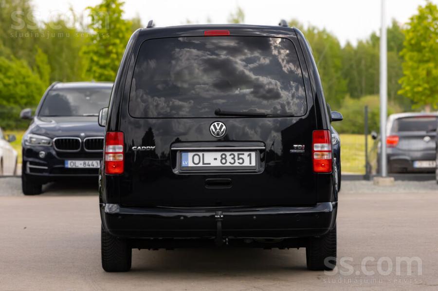 Black Volkswagen Caddy 2013 in Jelgava, with an engine capacity of 1.60 L and mileage of 0 thousand km for 9200 €, photo 6 on AUTOMOTO.COM.LV
