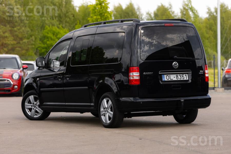Black Volkswagen Caddy 2013 in Jelgava, with an engine capacity of 1.60 L and mileage of 0 thousand km for 9200 €, photo 7 on AUTOMOTO.COM.LV