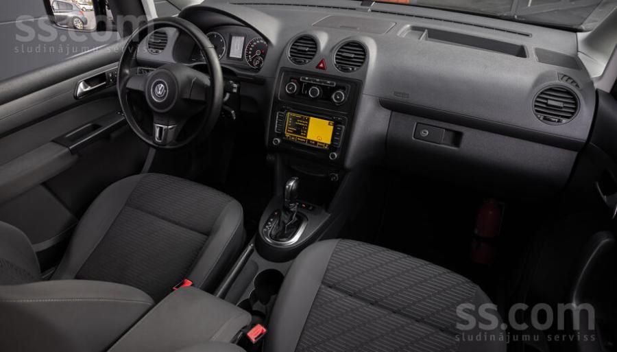 Black Volkswagen Caddy 2013 in Jelgava, with an engine capacity of 1.60 L and mileage of 0 thousand km for 9200 €, photo 10 on AUTOMOTO.COM.LV