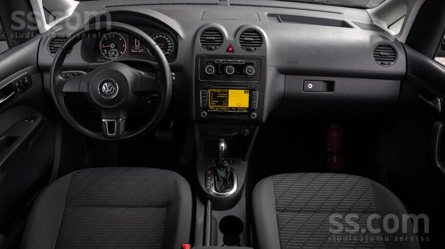 Black Volkswagen Caddy 2013 in Jelgava, with an engine capacity of 1.60 L and mileage of 0 thousand km for 9200 €, photo 11 on AUTOMOTO.COM.LV