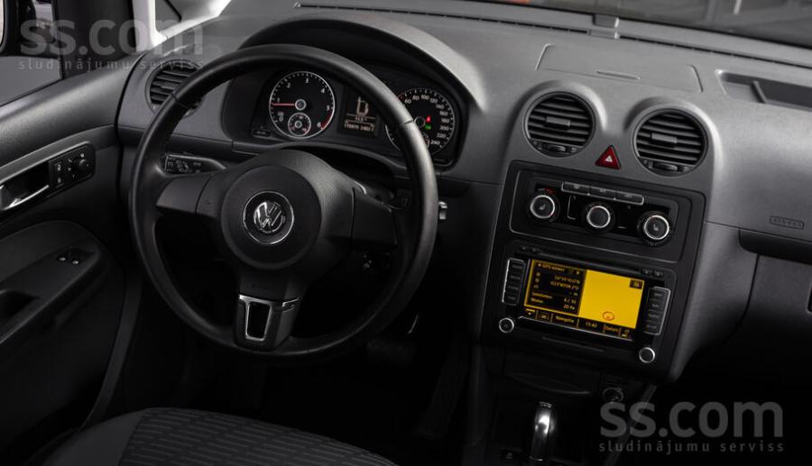 Black Volkswagen Caddy 2013 in Jelgava, with an engine capacity of 1.60 L and mileage of 0 thousand km for 9200 €, photo 12 on AUTOMOTO.COM.LV