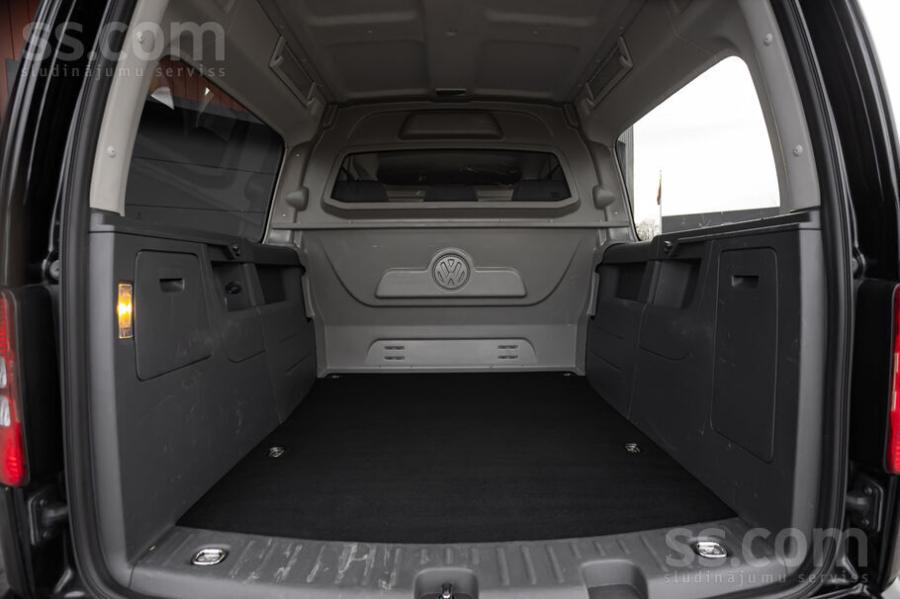 Black Volkswagen Caddy 2013 in Jelgava, with an engine capacity of 1.60 L and mileage of 0 thousand km for 9200 €, photo 13 on AUTOMOTO.COM.LV