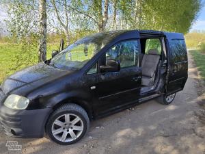 Black Volkswagen Caddy 2004 in Siauliai, with an engine capacity of 1.90 L and mileage of 498 thousand km for 2500 €, photo 7 on AUTOMOTO.COM.LV