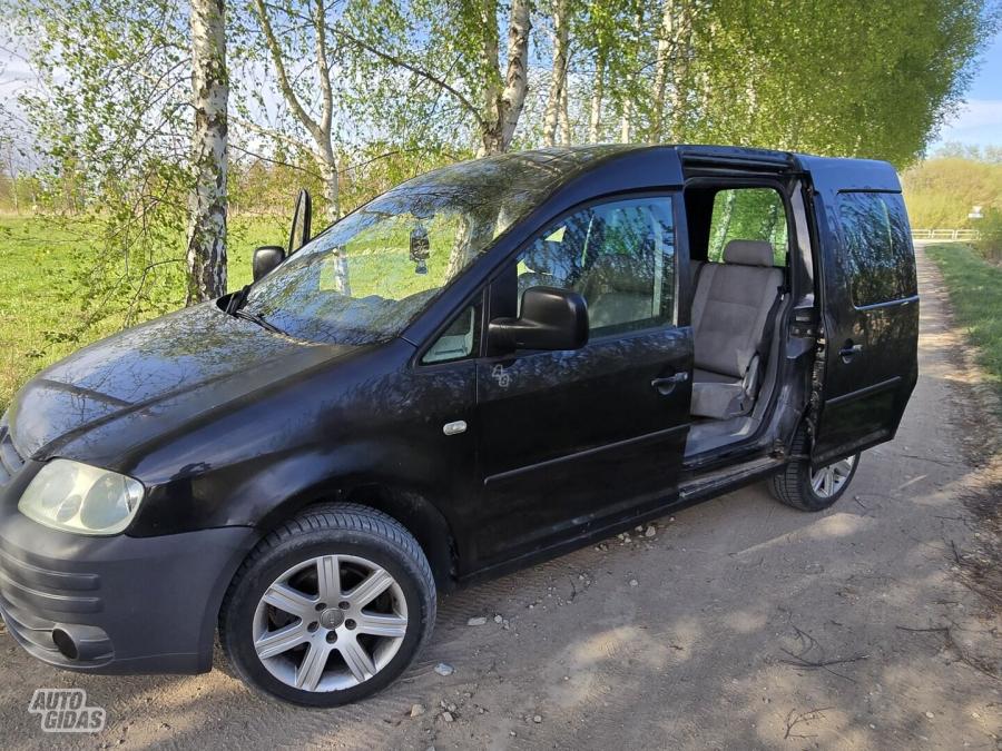 Black Volkswagen Caddy 2004 in Siauliai, with an engine capacity of 1.90 L and mileage of 498 thousand km for 2500 €, photo 7 on AUTOMOTO.COM.LV