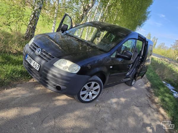 Black Volkswagen Caddy 2004 in Siauliai, with an engine capacity of 1.90 L and mileage of 498 thousand km for 2400 €, photo 7 on AUTOMOTO.COM.LV