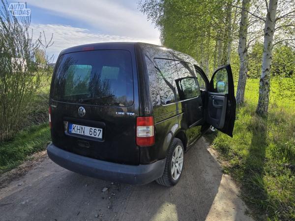 Black Volkswagen Caddy 2004 in Siauliai, with an engine capacity of 1.90 L and mileage of 498 thousand km for 2400 €, photo 10 on AUTOMOTO.COM.LV